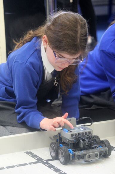 Local primary school students attend VEX robotics outreach event at ...